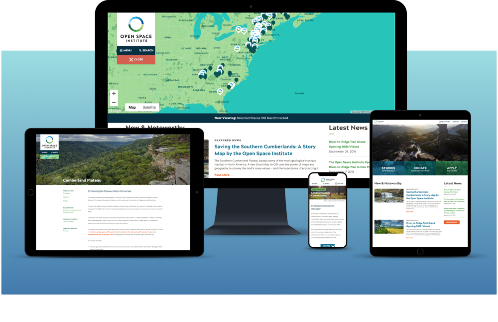 Open Space Institute - OSI Website Redesign | Viget