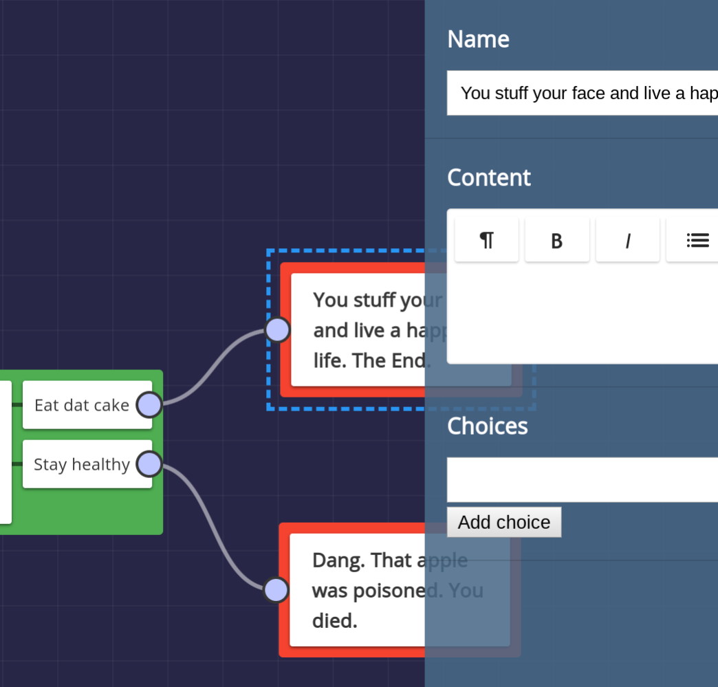 Storyboard: A Tool For Building Choose-Your-Own-Adventure Stories ...