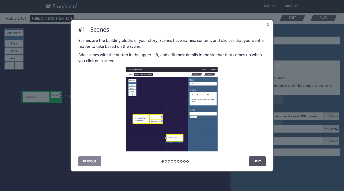 Storyboard: A Tool For Building Choose-Your-Own-Adventure Stories ...