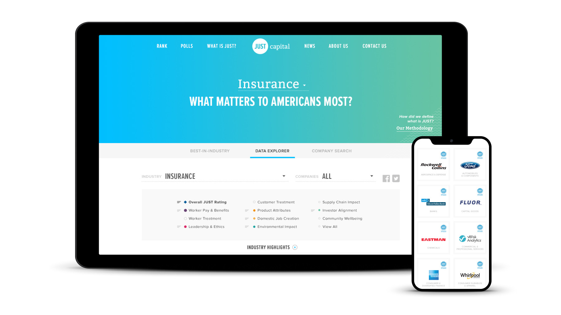 JUST Capital - JUST Explorer | Viget