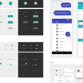Material Design Component Sticker Sheet for Omnigraffle | Viget
